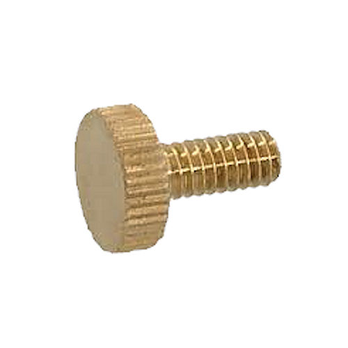 1/2" BRASS KNURLED SCREW 8-32 THREAD, Texas Lamp Parts